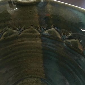 Other | Gorgeous Artisan Pottery Fluted Bowl In Earthtones | Poshmark
